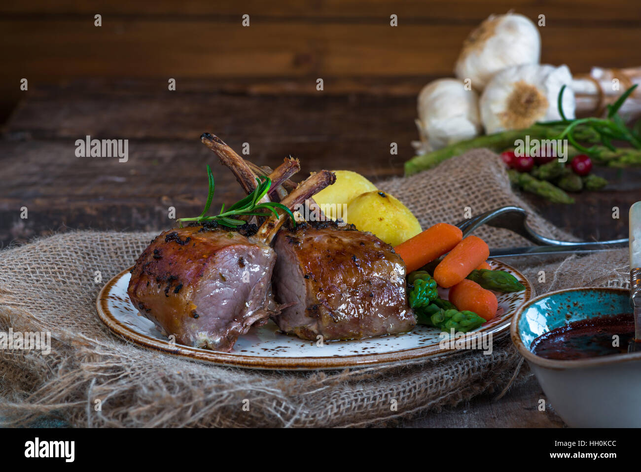 Roasted chops hi-res stock photography and images - Alamy