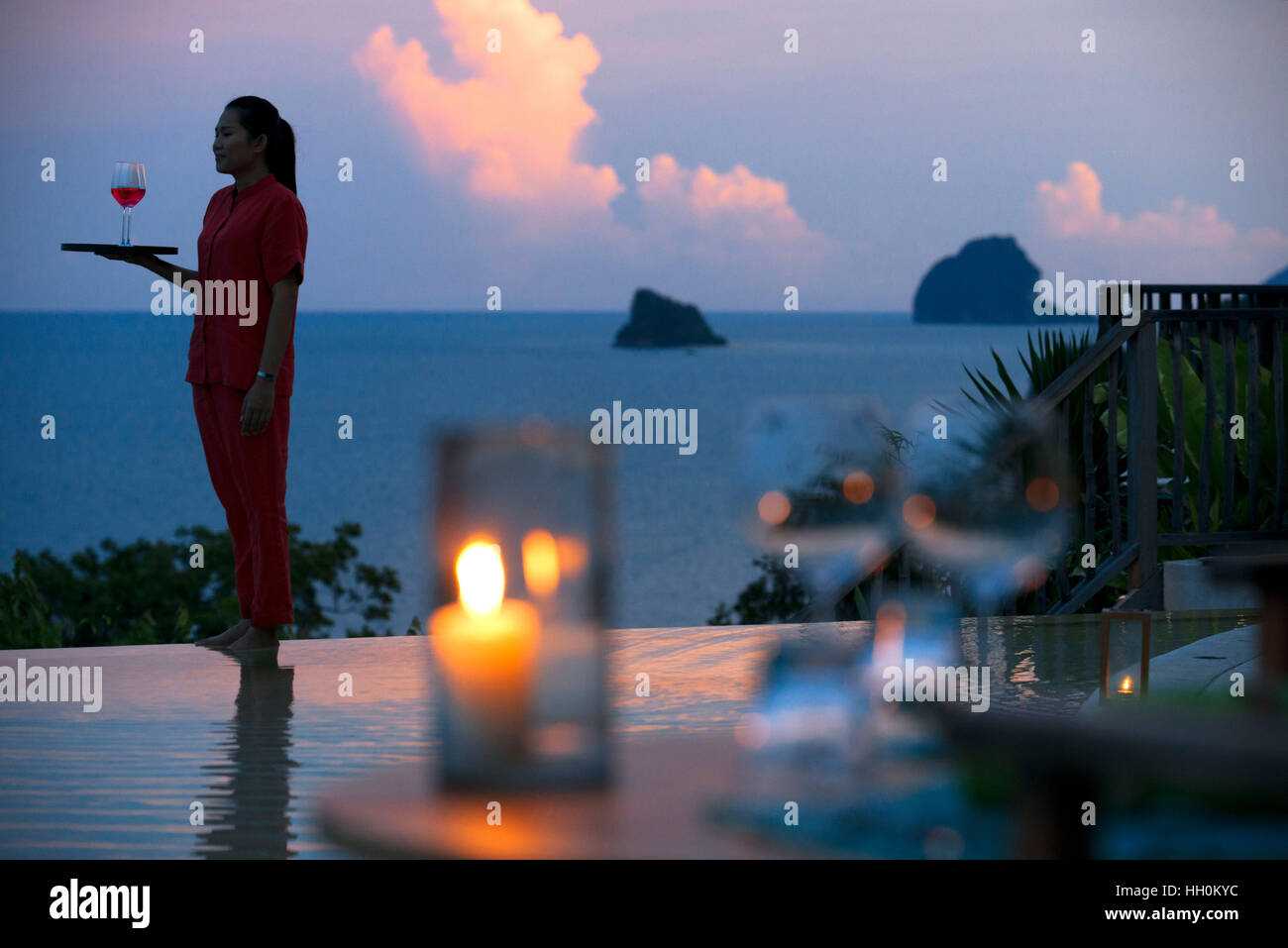Girl in resort setting hi-res stock photography and images - Alamy
