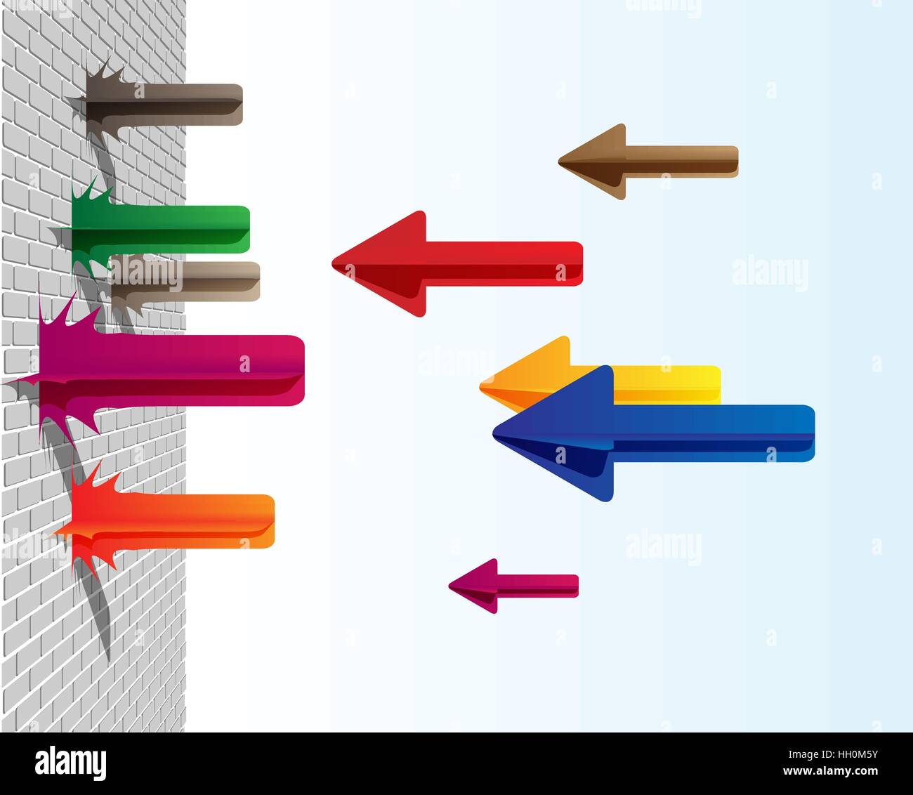 Arrows business concept Stock Vector Image & Art - Alamy