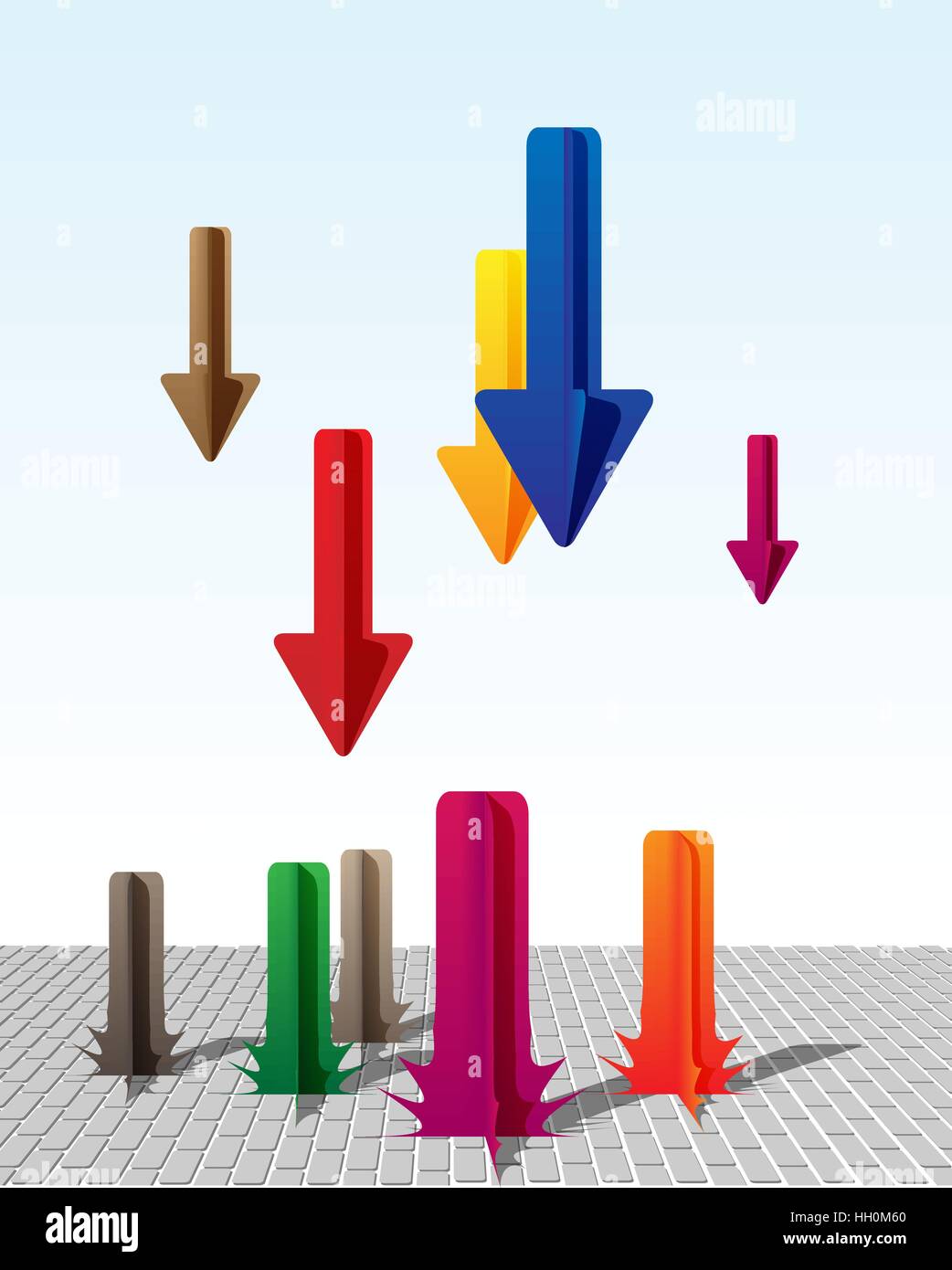 Arrows business concept Stock Vector Image & Art - Alamy