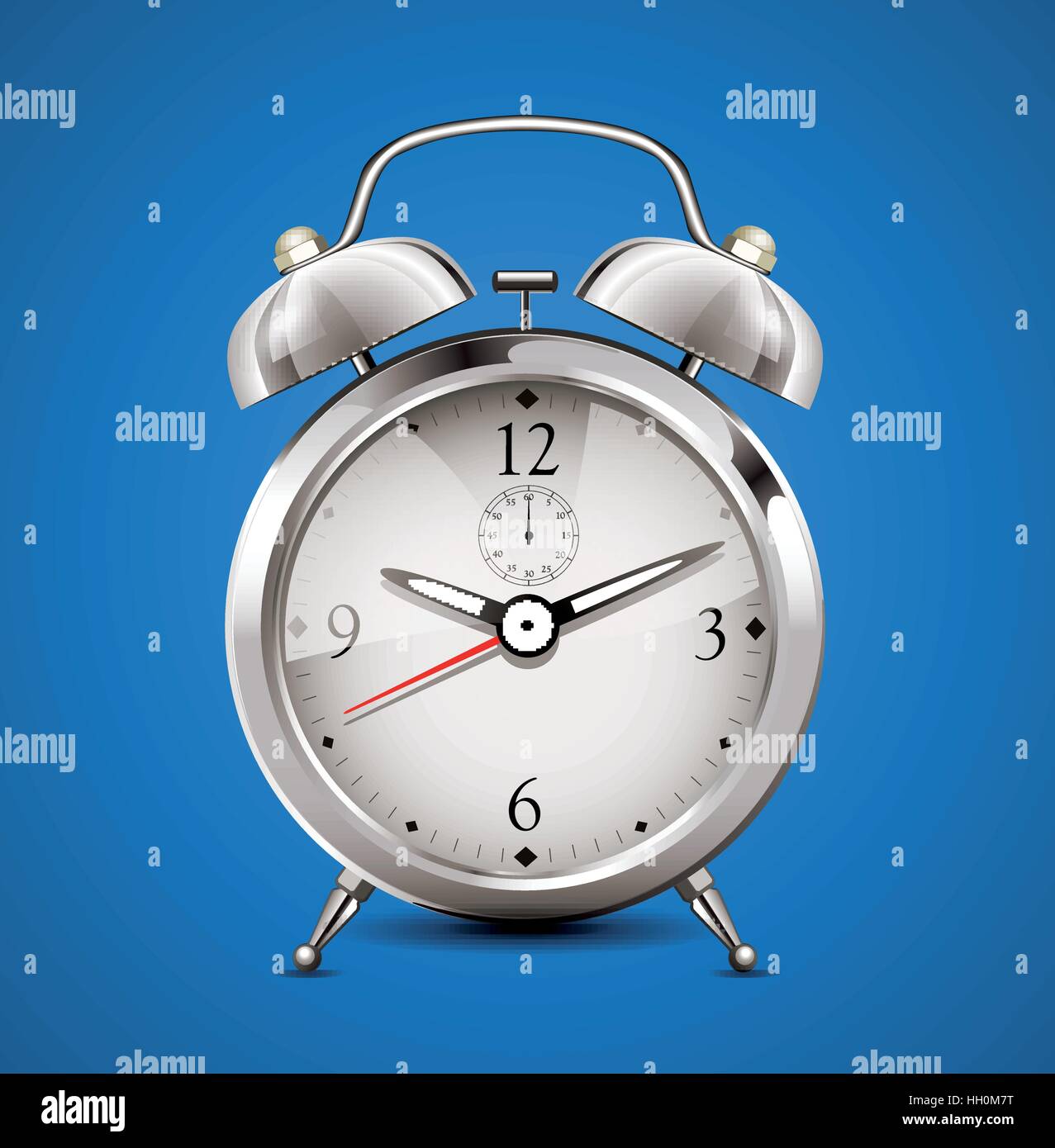 Clock night Stock Vector Images - Alamy
