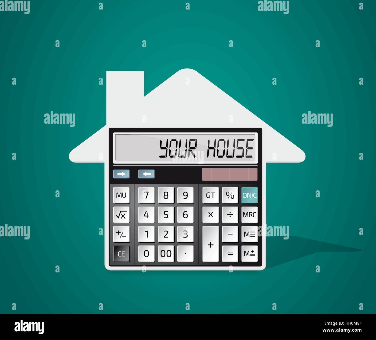 Calculator illustration concept Stock Vector Image & Art - Alamy