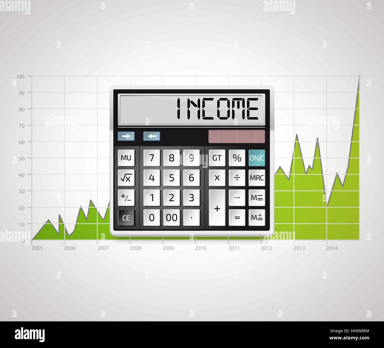 Calculator illustration concept Stock Vector Image & Art - Alamy