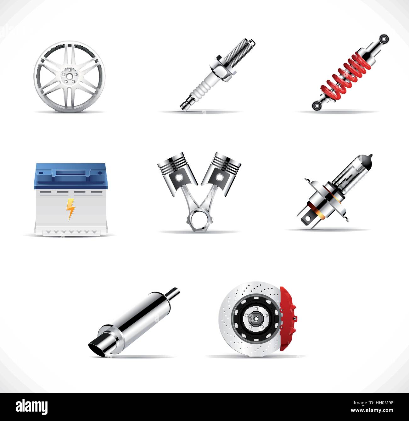 Car wheels Stock Vector Images - Alamy