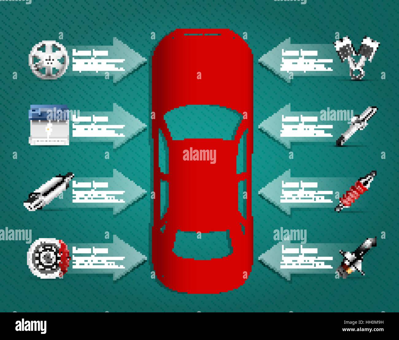 Car parts concept Stock Vector Image & Art - Alamy