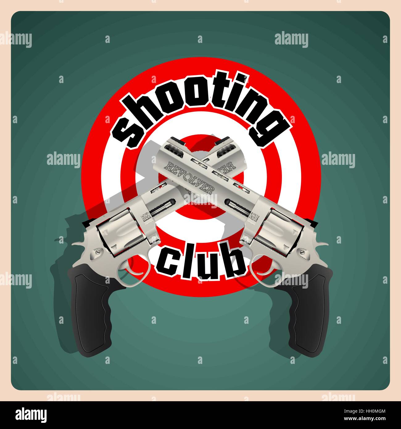 American revolver Stock Vector Images - Alamy