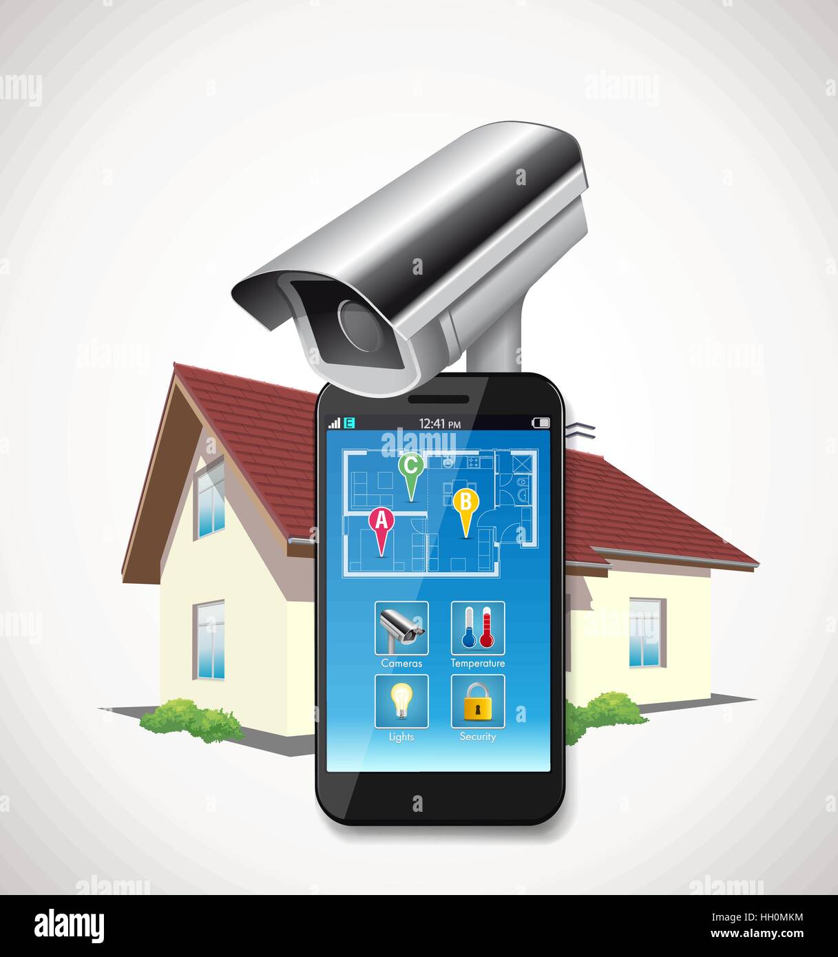 Home automation system hi-res stock photography and images - Alamy