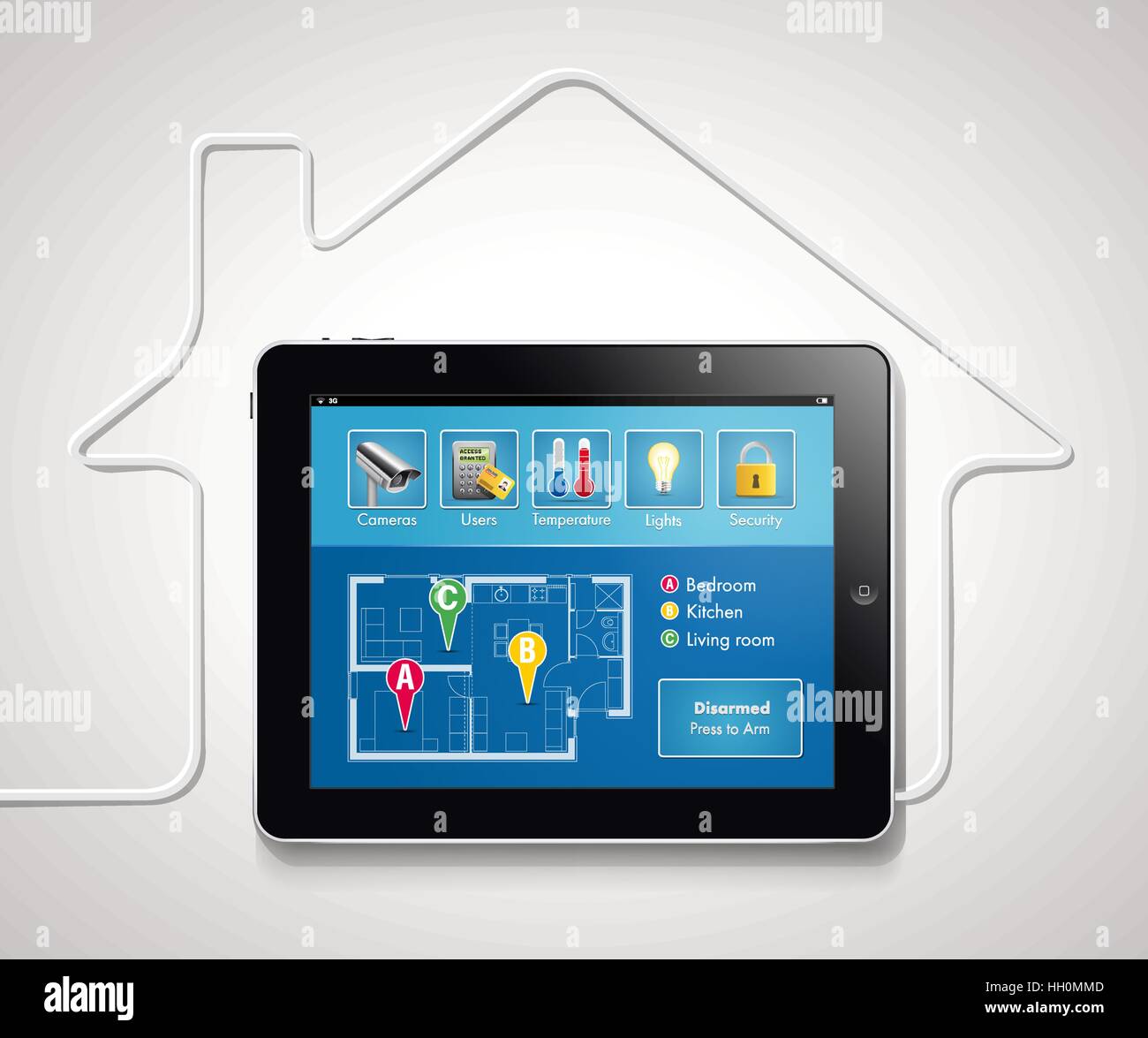 Automatic thermostat Stock Vector Images - Alamy