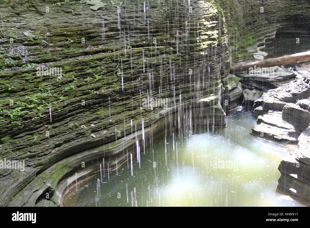 Standing behind waterfall hi-res stock photography and images - Alamy