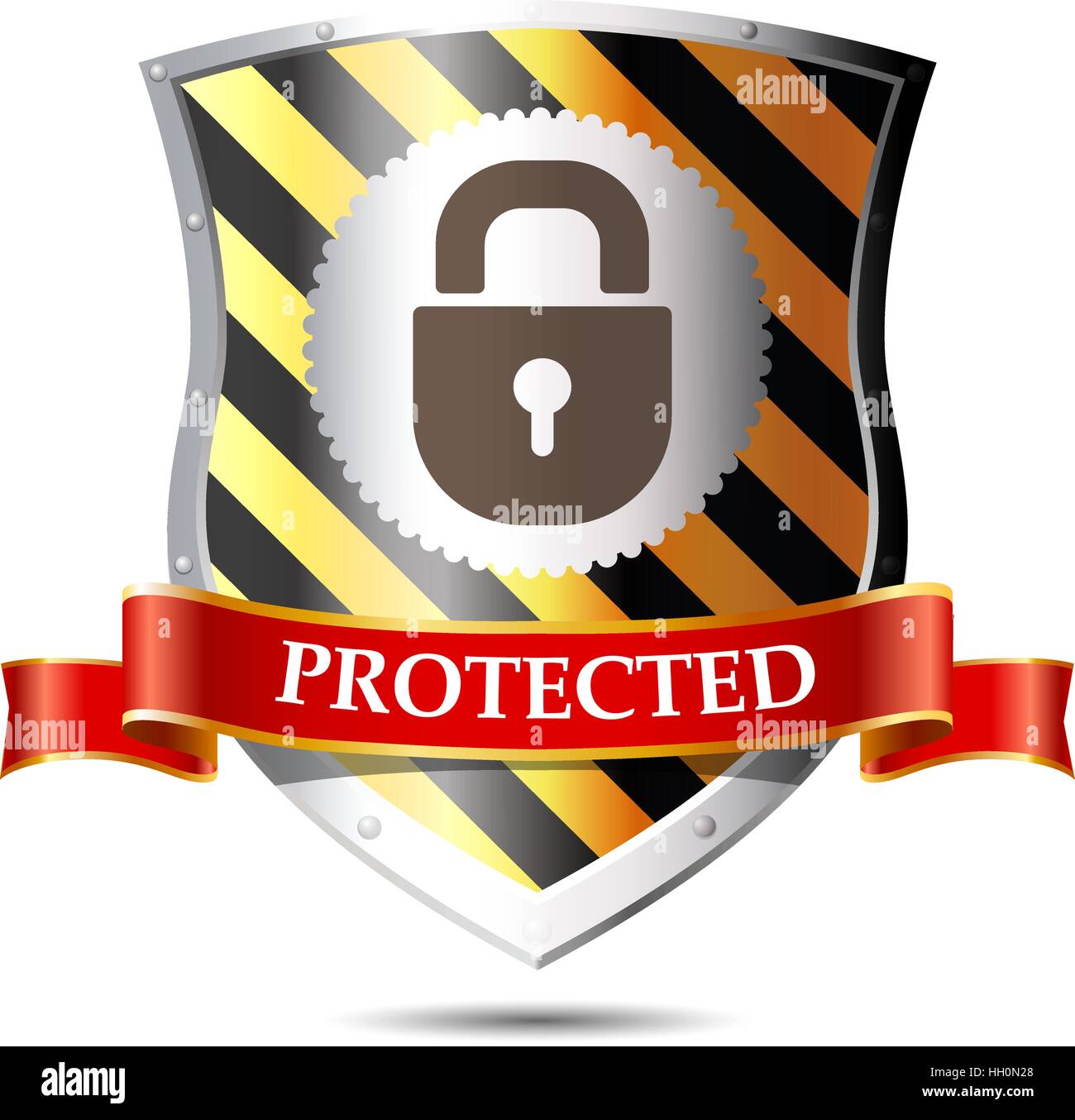 Computer virus protection Stock Vector Images - Alamy