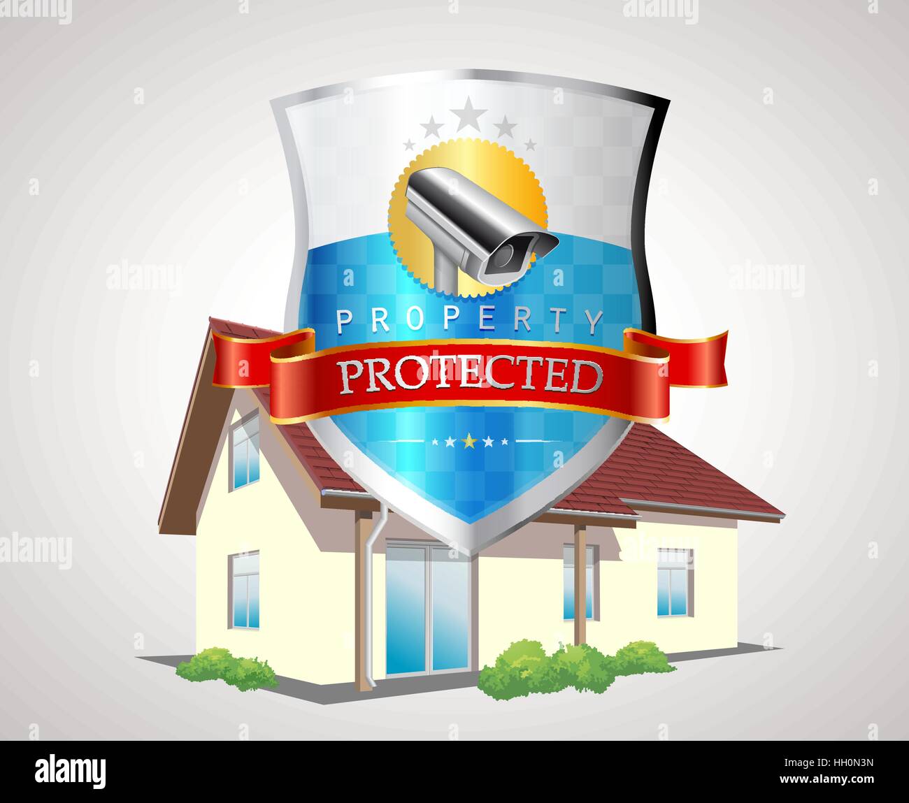 Camera house security Stock Vector Images - Alamy