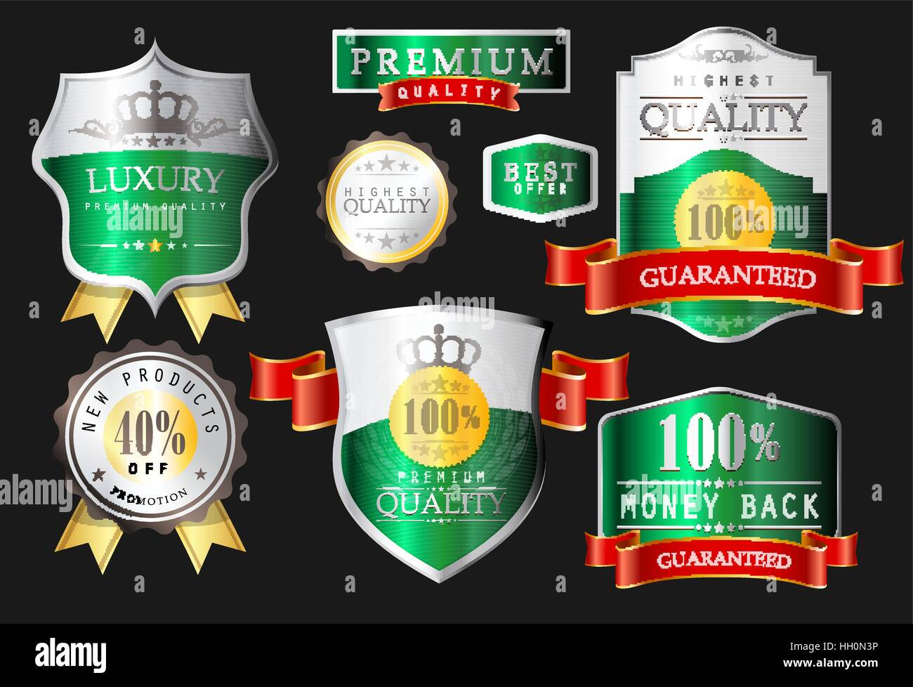 Labels - Highest quality, premium quality, luxury, new products ...