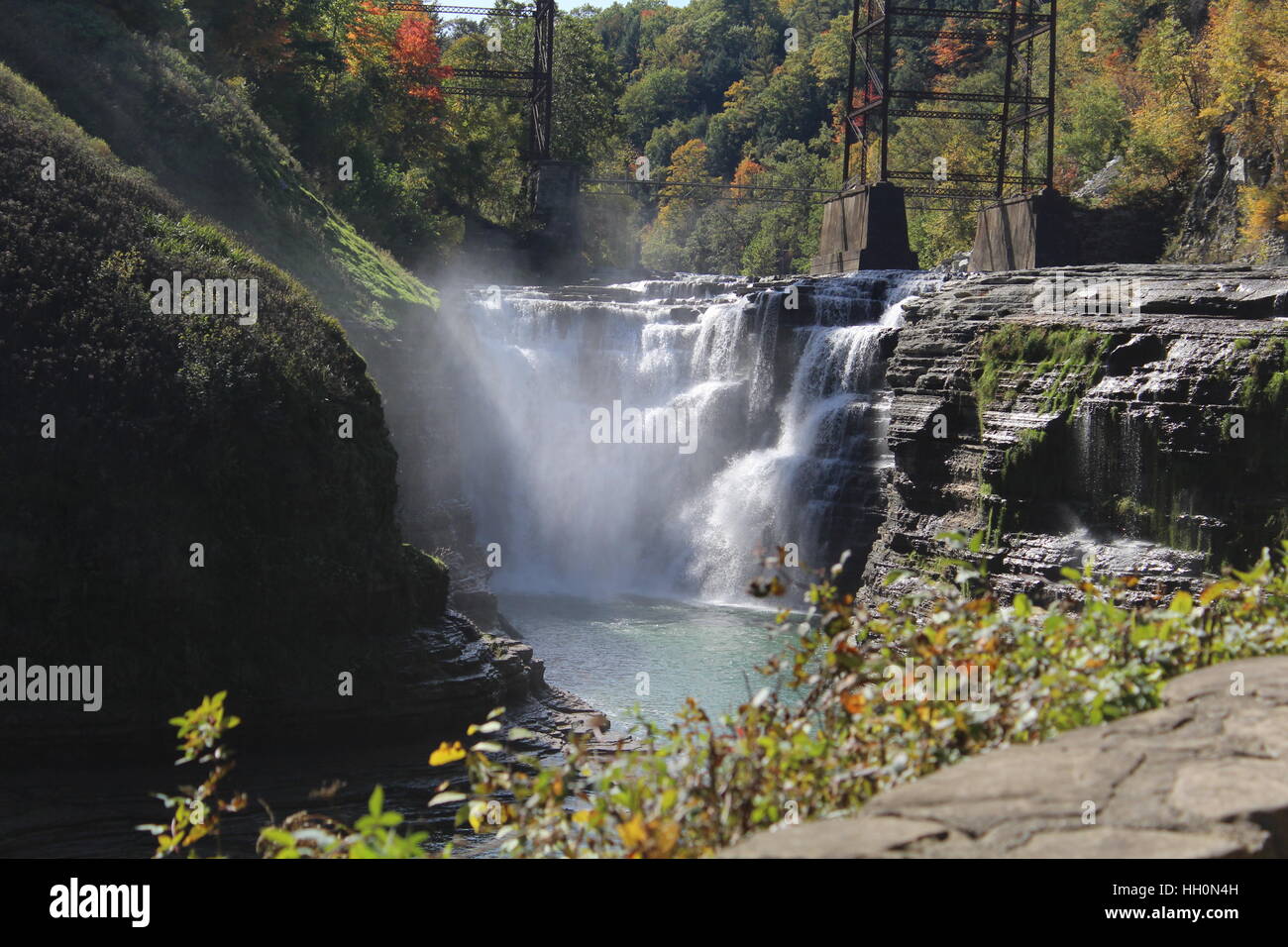 Train and waterfall hi-res stock photography and images - Alamy