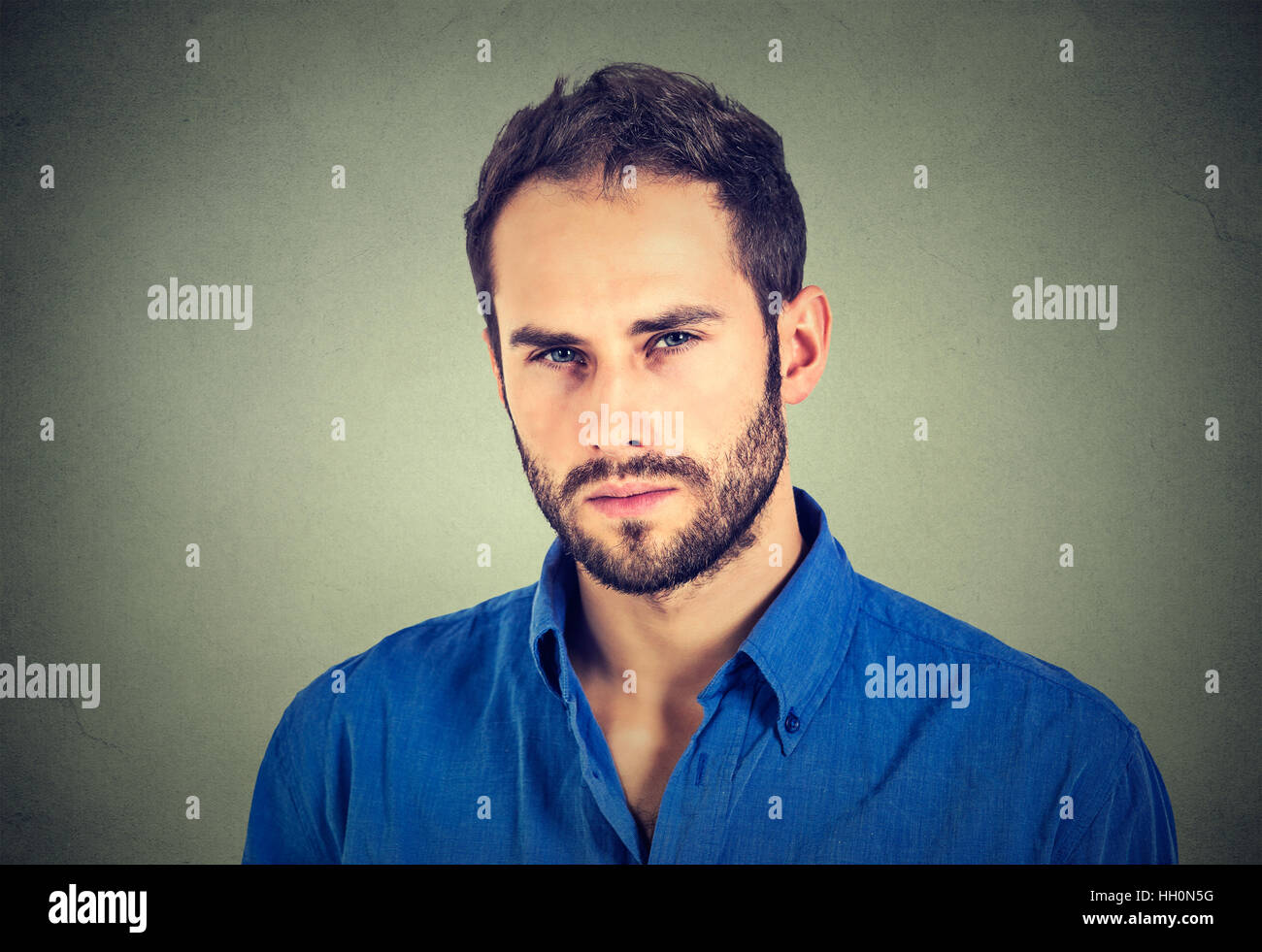 Angry man face hi-res stock photography and images - Alamy