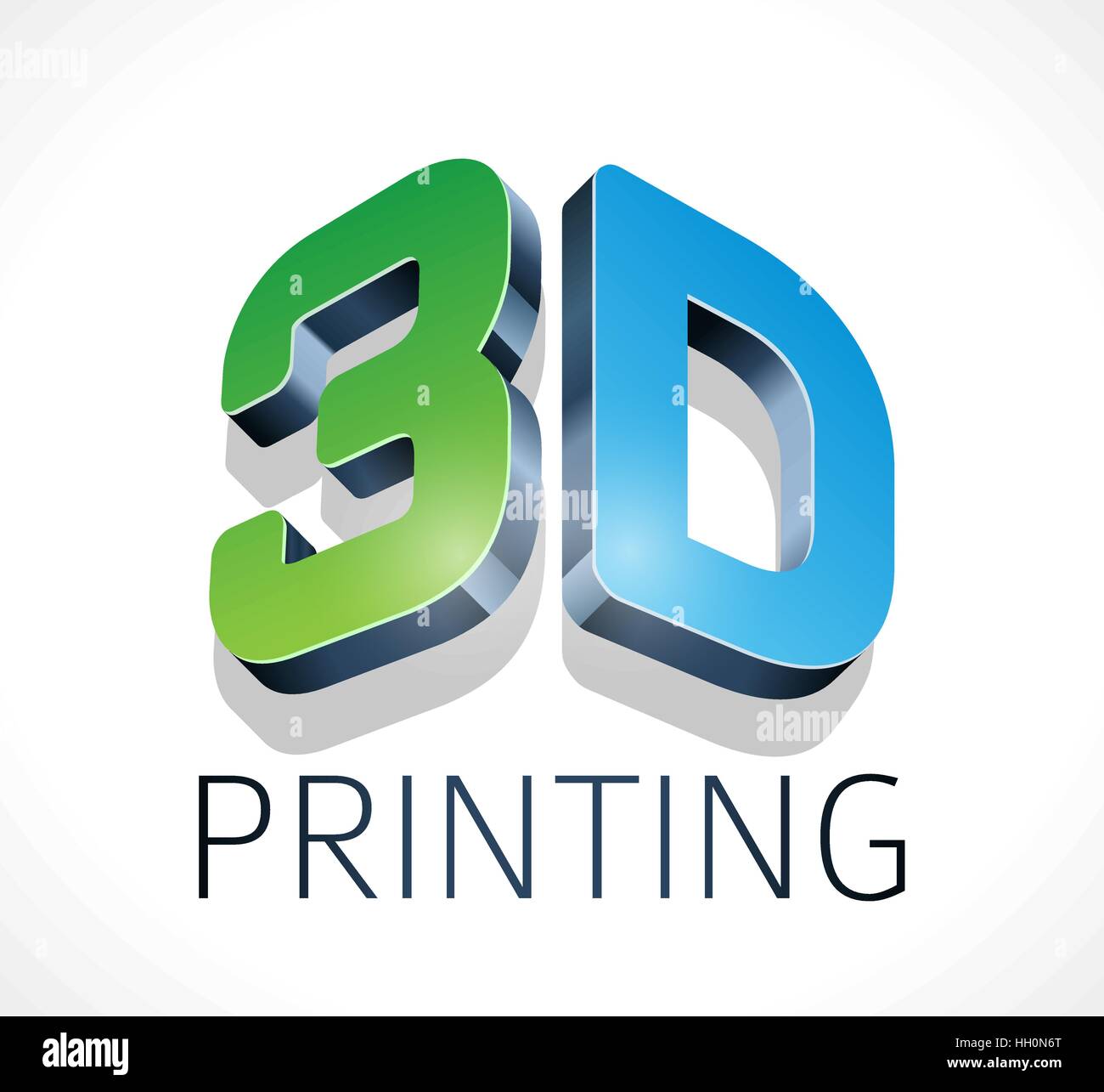 White 3d three dimensional Stock Vector Images - Alamy