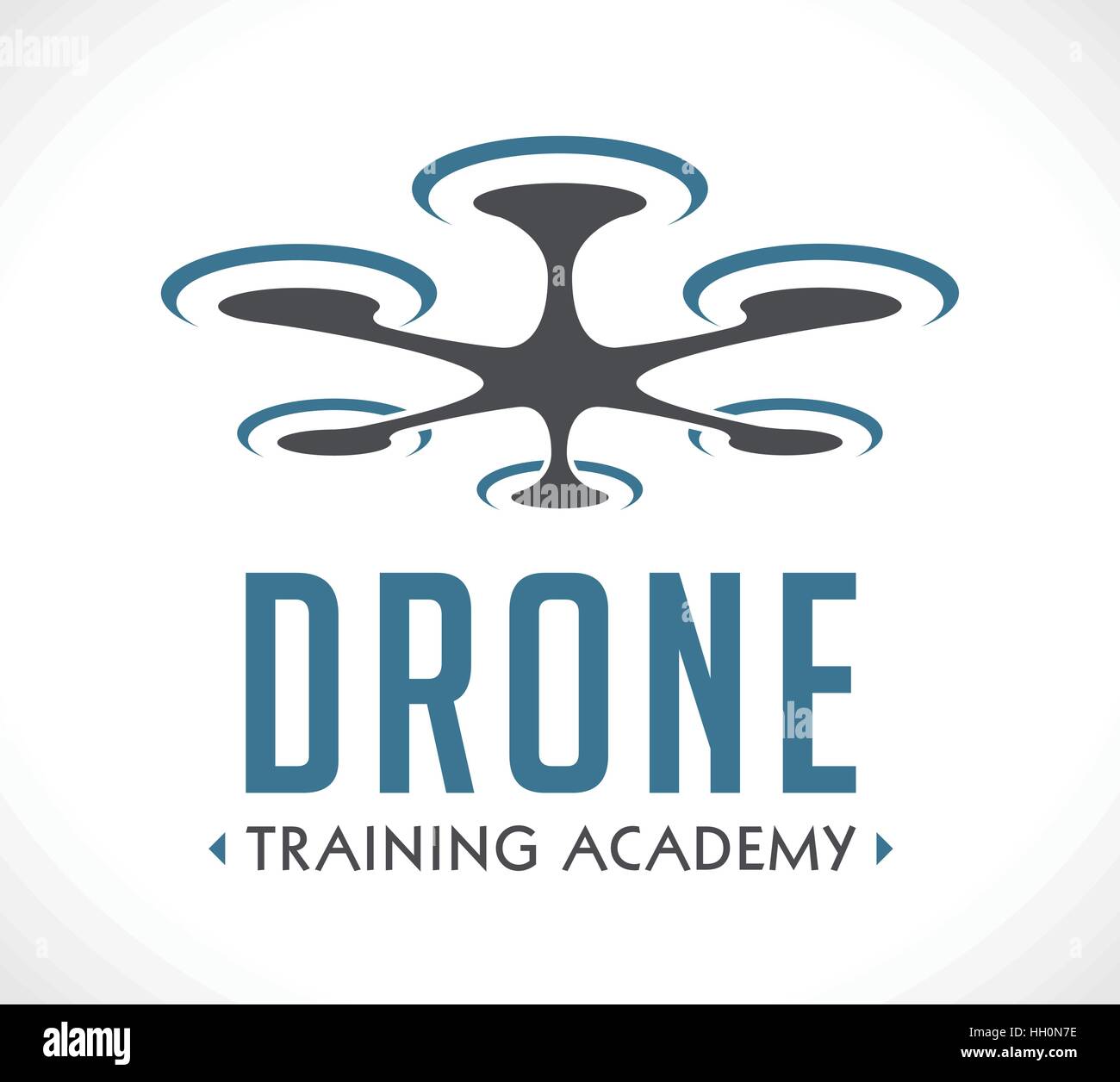 Logo - drone flying school concept Stock Vector Image & Art - Alamy