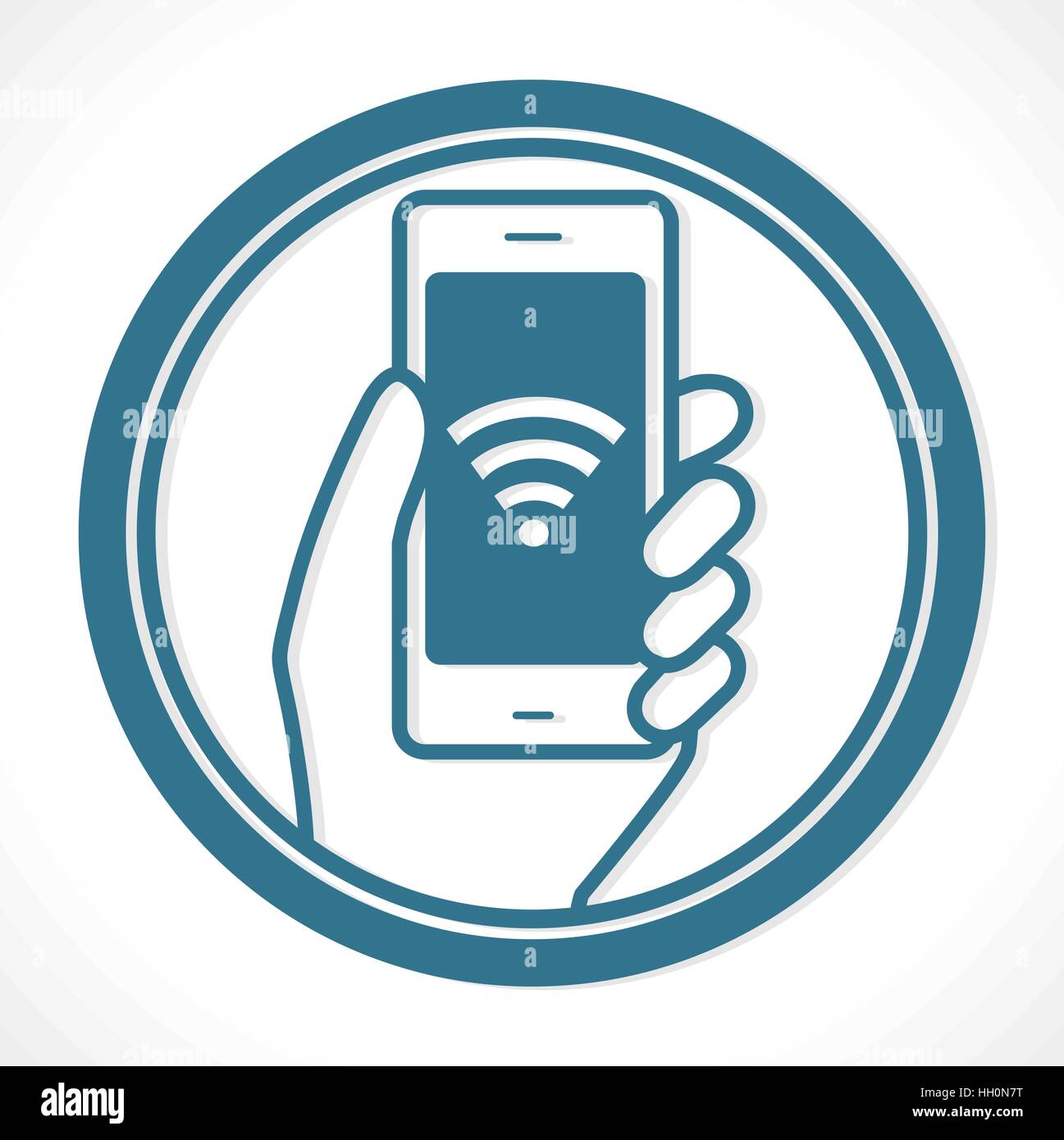 Logo - Mobile applications concept Stock Vector Image & Art - Alamy