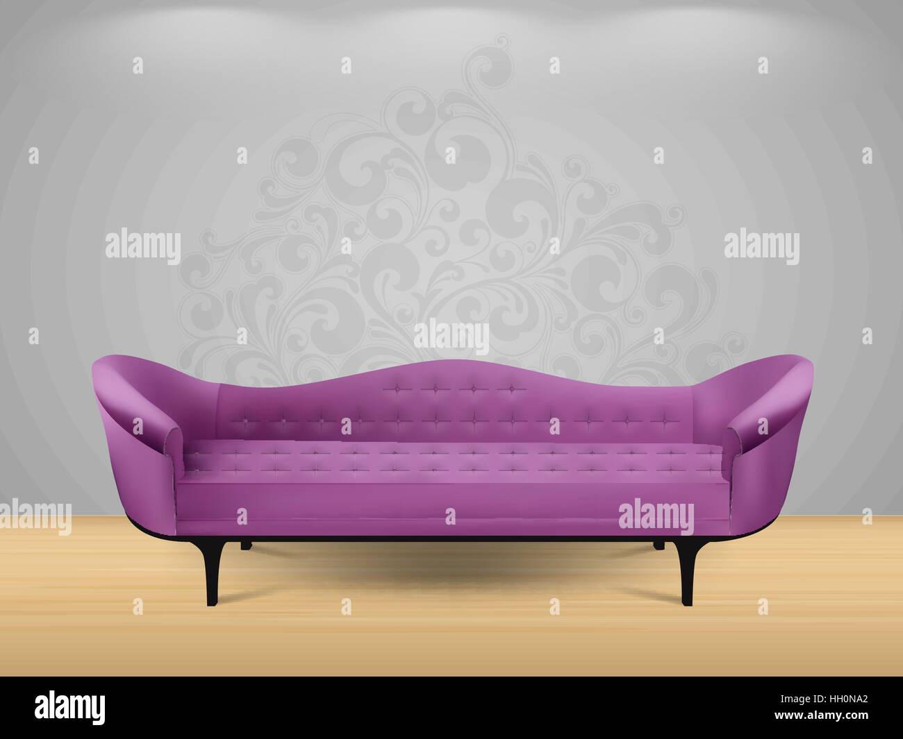 Sofa comfort furniture Stock Vector Images - Alamy