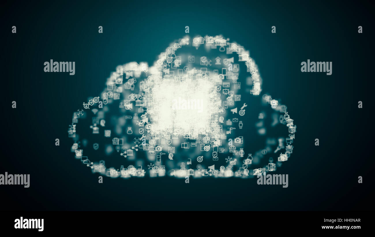 Chaotically slow moving connected points hi-res stock photography and images - Alamy