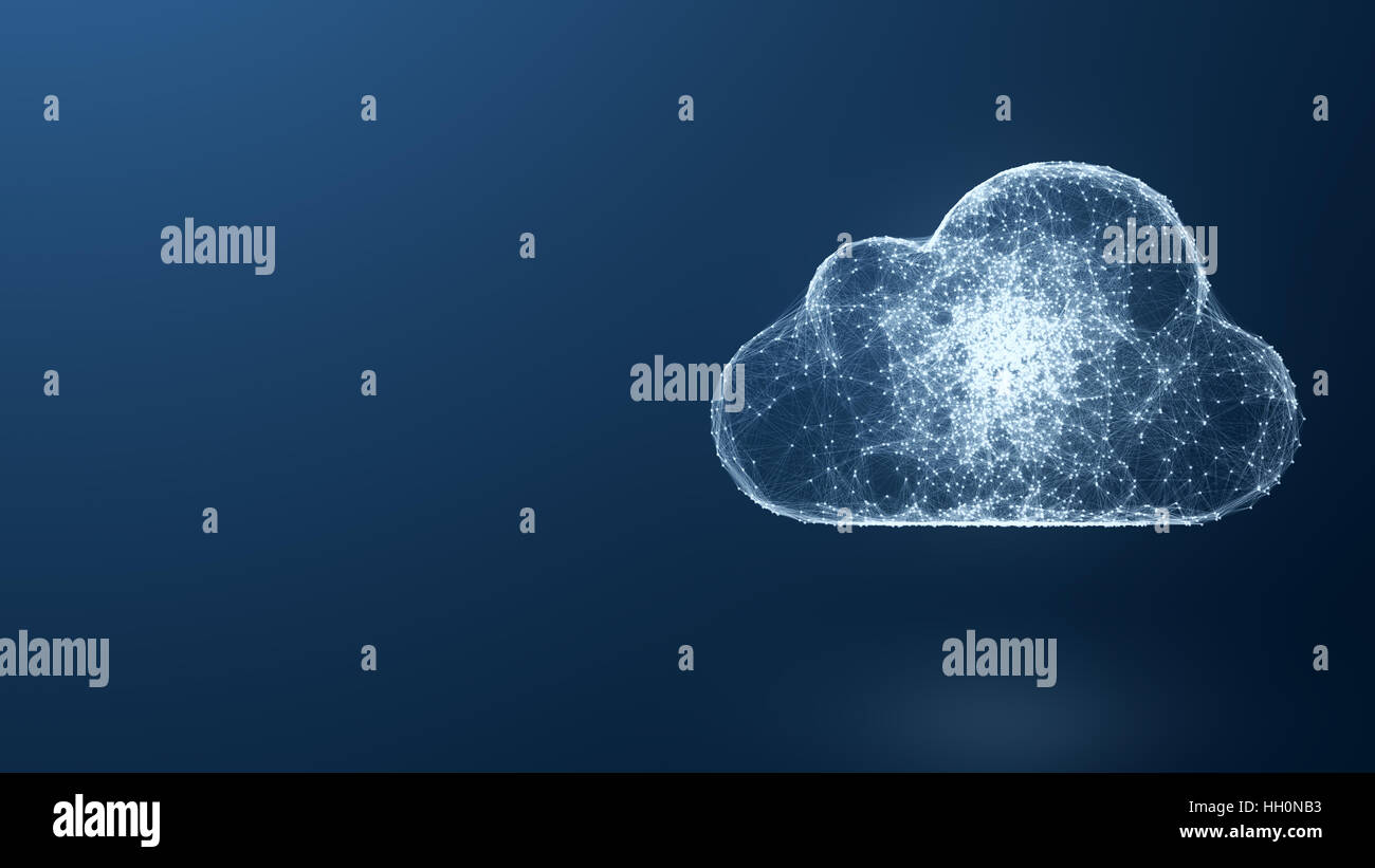 Chaotically slow moving connected points hi-res stock photography and images - Alamy