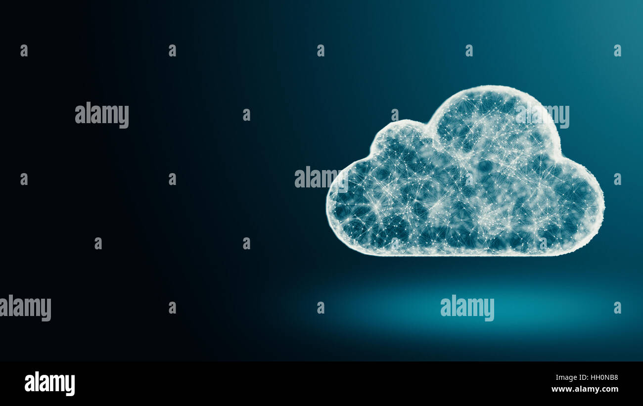 Chaotically slow moving connected points hi-res stock photography and images - Alamy
