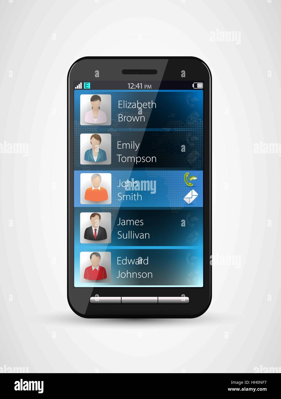 Cellphone - communication concept Stock Vector Image & Art - Alamy