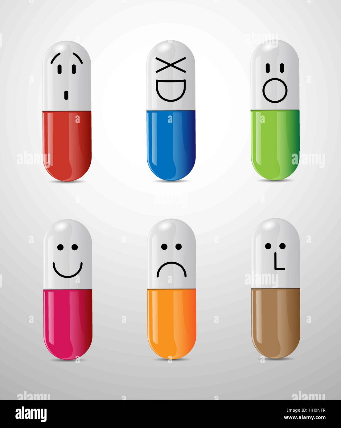 Pills time -pharmacy and medicine concept Stock Vector Image & Art - Alamy