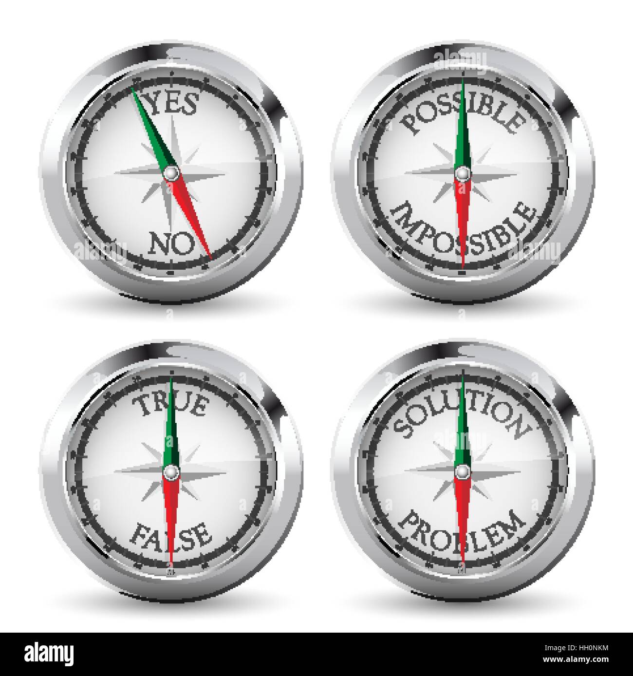 Compass Stock Vector Images - Alamy