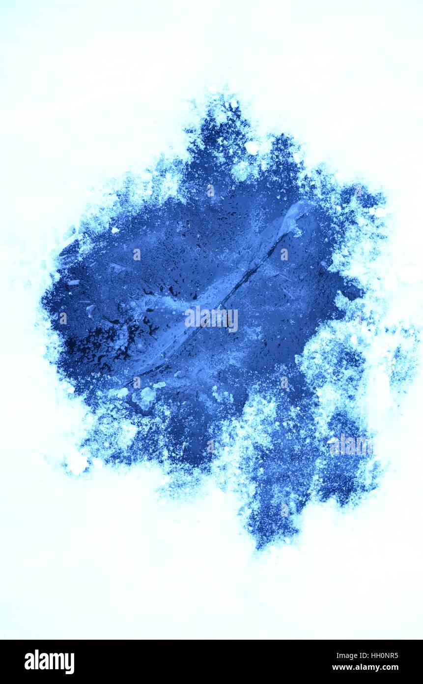 Snow covered ice Stock Photo - Alamy
