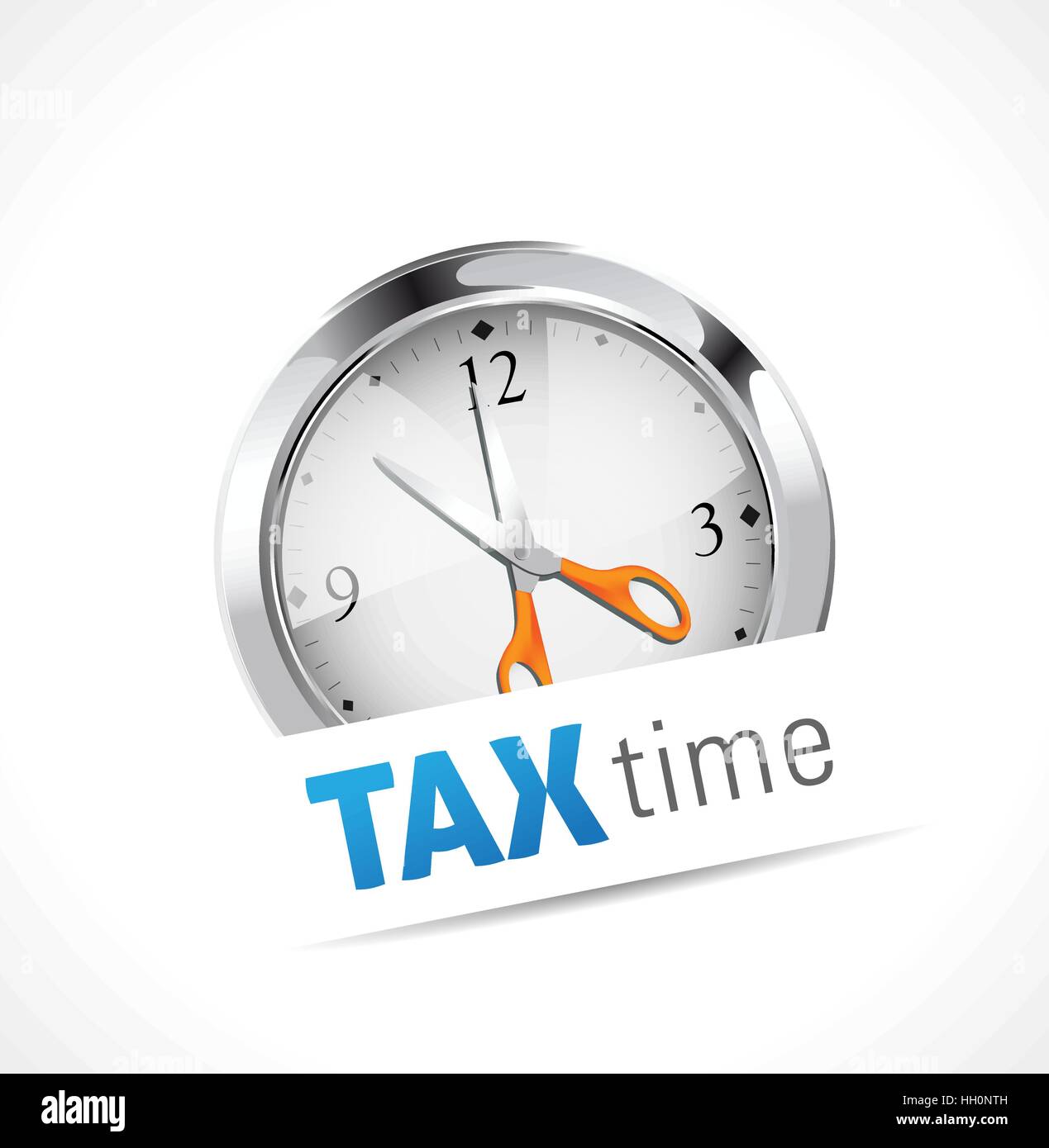 Stopwatch vector illustration - Tax time Stock Vector Image & Art - Alamy