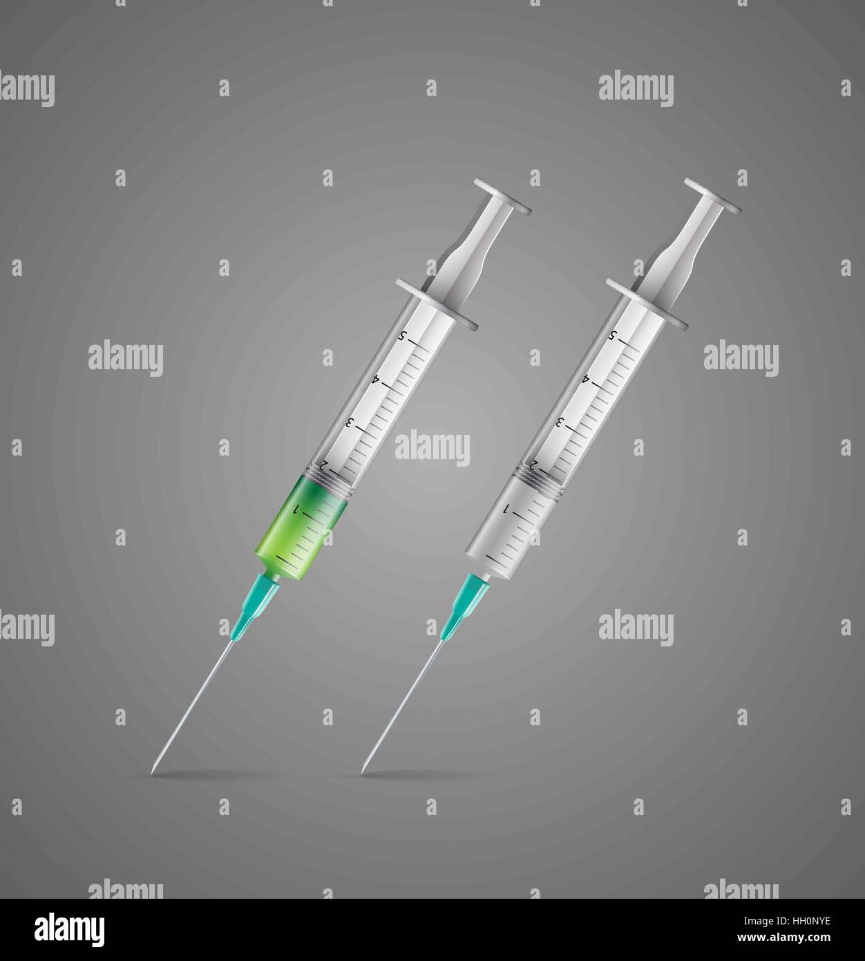 Syringes - medicine concept Stock Vector Image & Art - Alamy