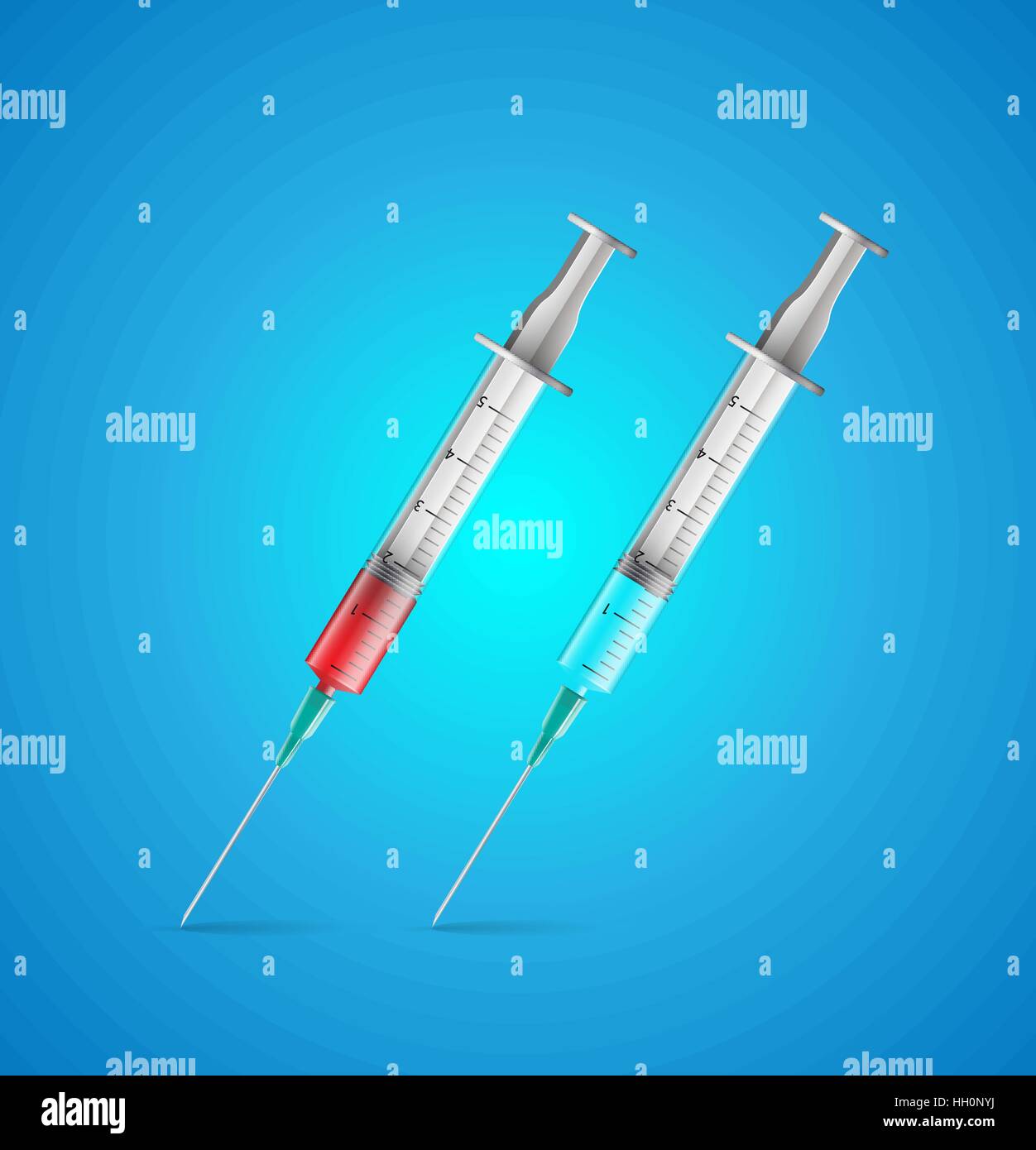 Medical equipment concept syringes Stock Vector Images - Alamy