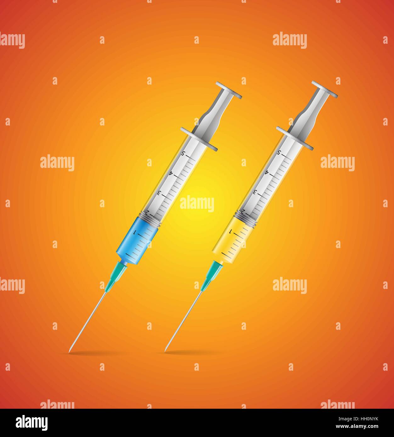 Syringes - medicine concept Stock Vector Image & Art - Alamy