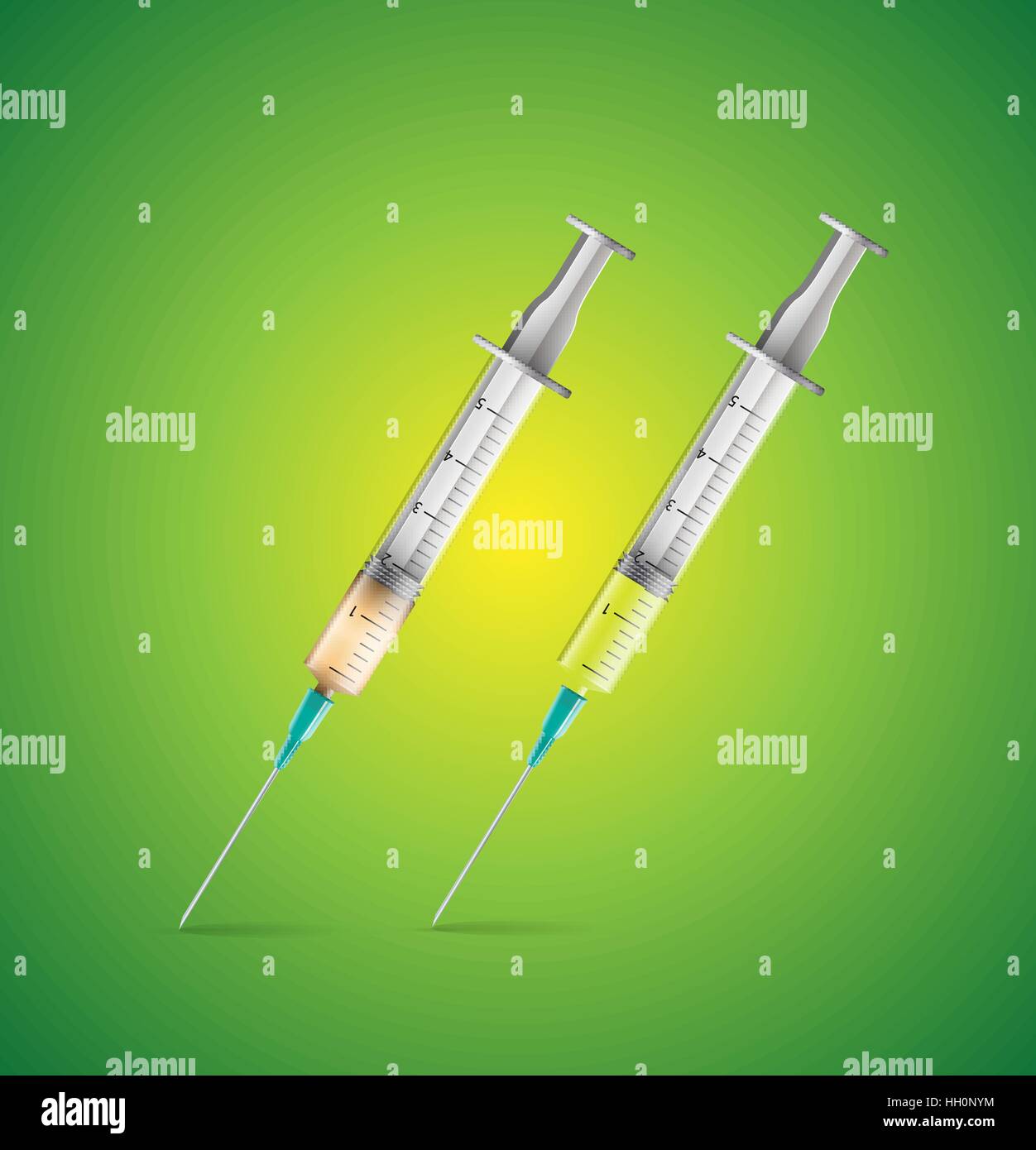 Medical equipment concept syringes Stock Vector Images - Alamy