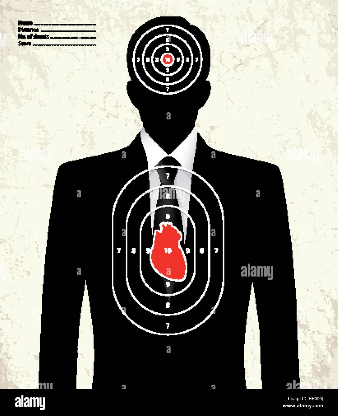 Gun training range Stock Vector Images - Alamy
