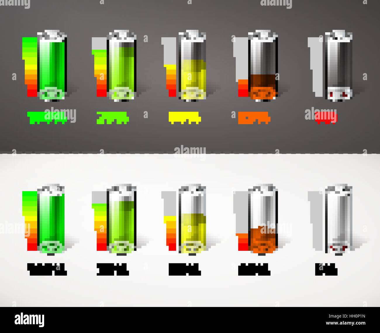 Full battery power Stock Vector Images - Alamy