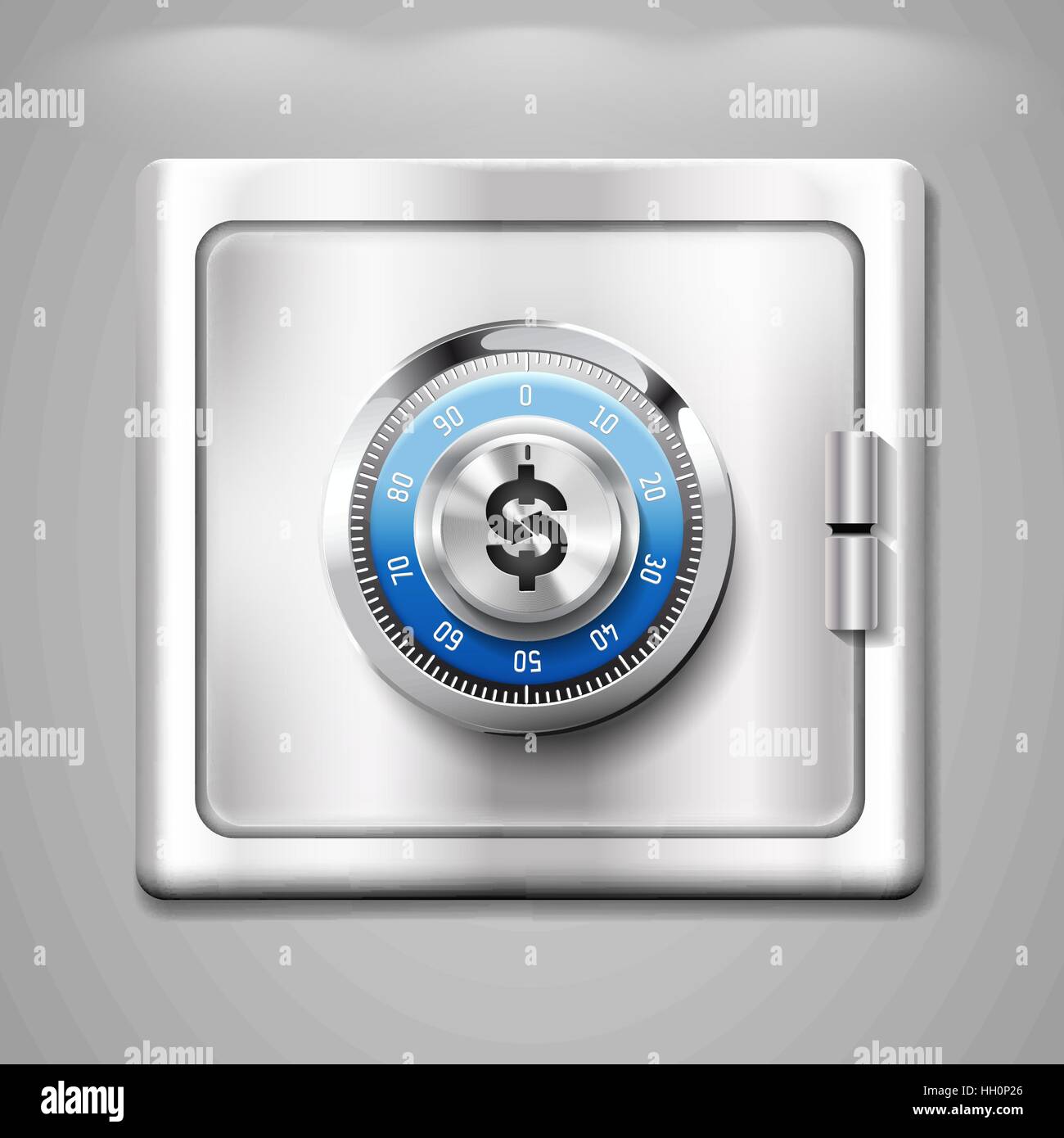 Safe with dollar sign - money protection concept Stock Vector Image ...