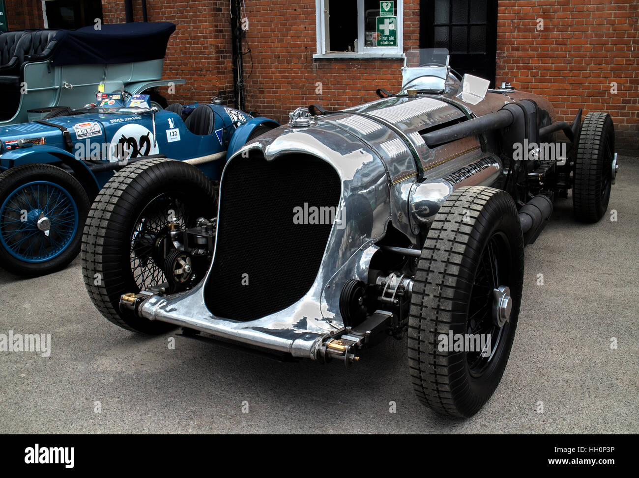1933 Railton-Napier racing car on display at Brooklands Double Twelve ...
