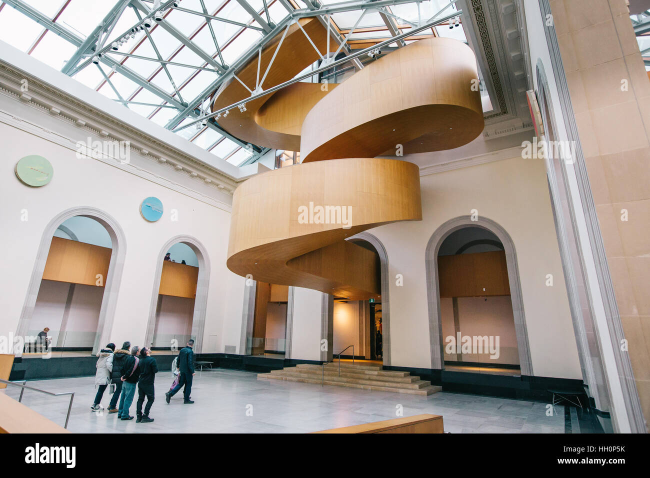 Frank Gehry spiral star case inside art gallery ontario Stock Photo - Alamy