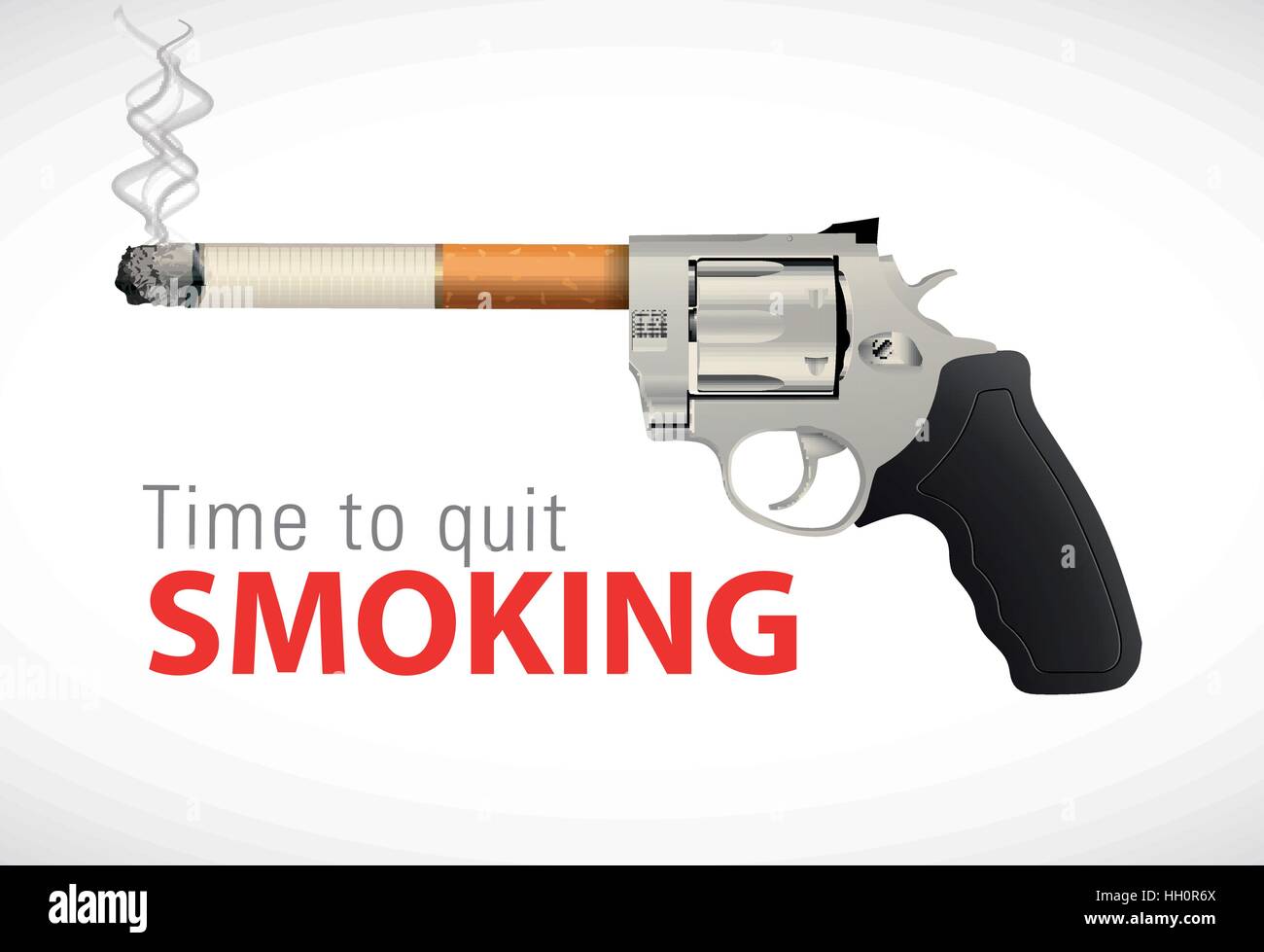 Quit smoking smoker death Stock Vector Images - Alamy