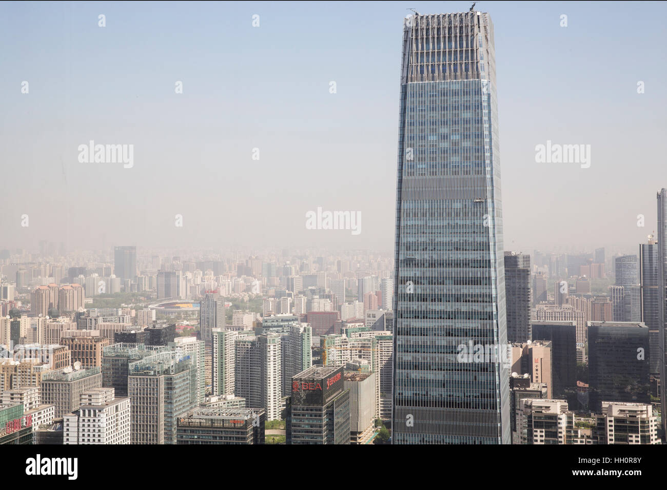 Beijing city world trade centre hi-res stock photography and images - Alamy