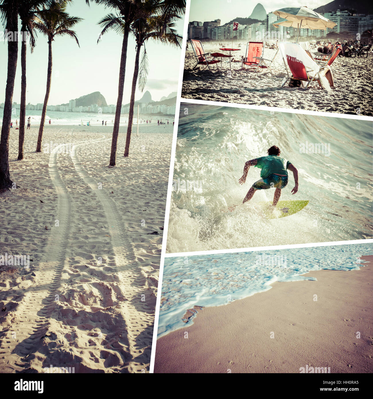 Collage of Rio de Janeiro (Brazil) images - travel background (my ...