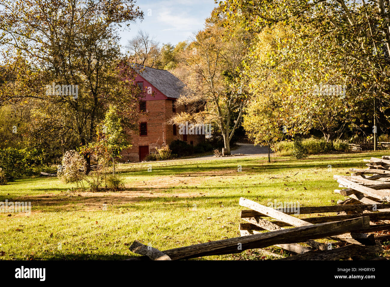 Colvin Run Mill, 10017 Colvin Run Road, Great Falls, Virginia Stock ...