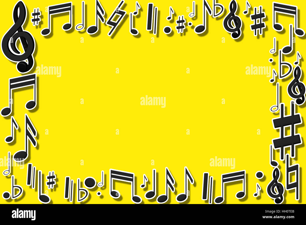 Musical frame hi-res stock photography and images - Alamy