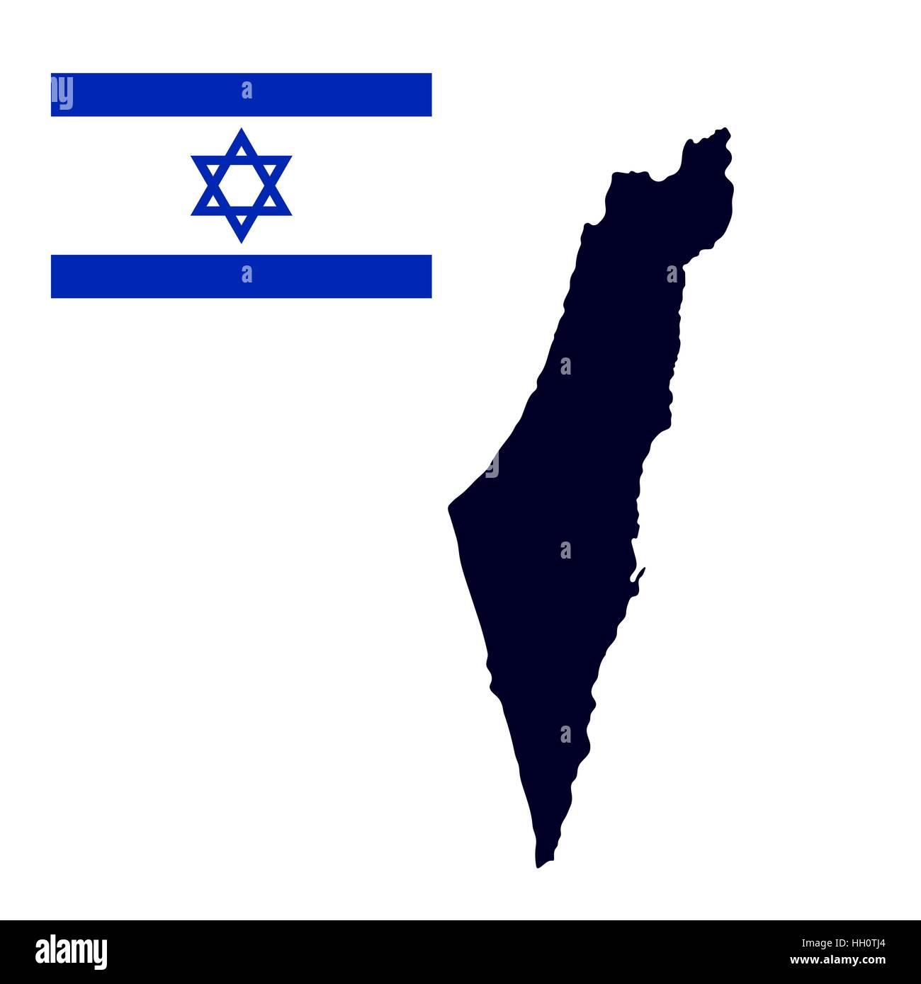 Israel map hi-res stock photography and images - Alamy