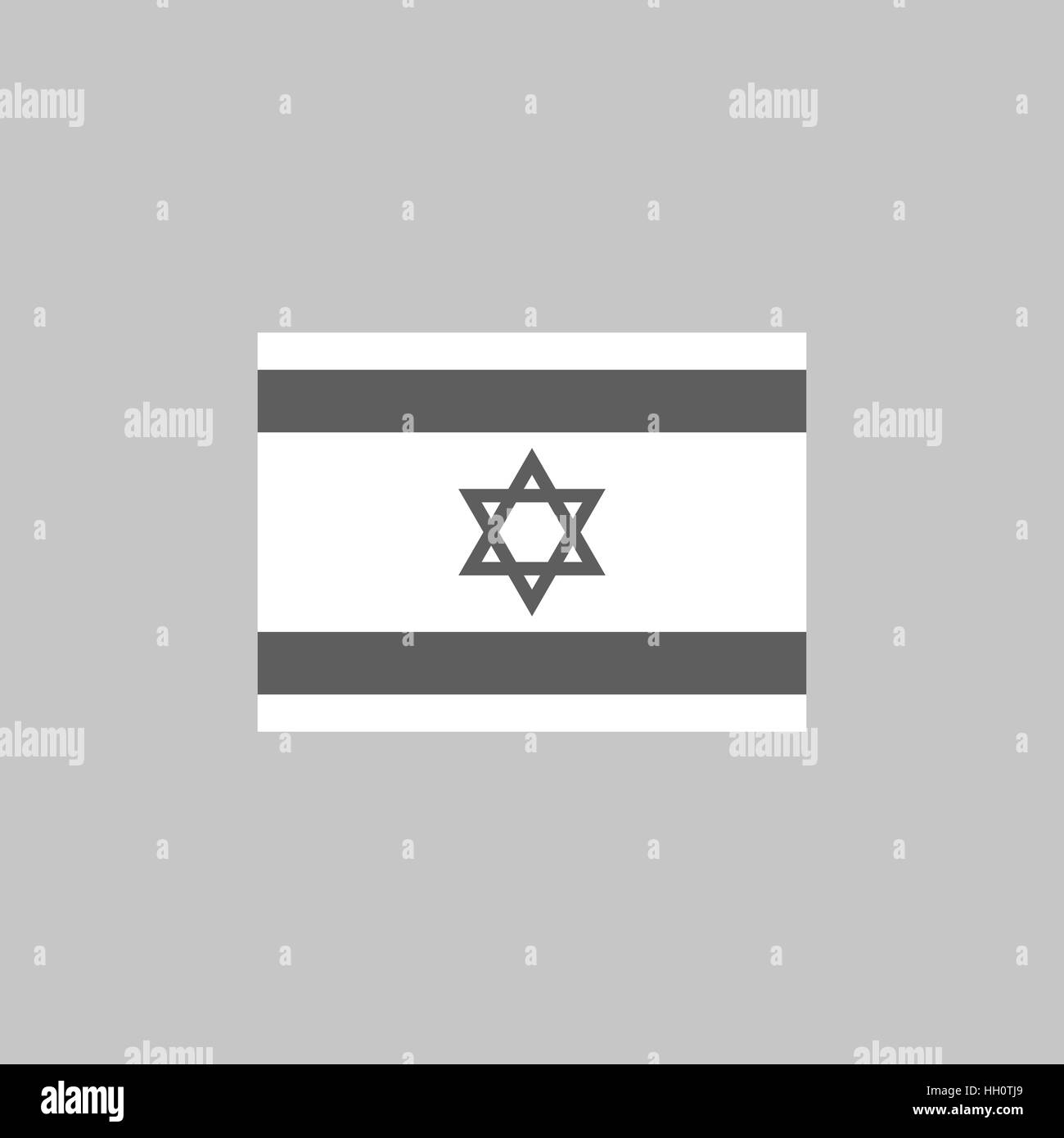 Israel flag icon Stock Vector Image & Art - Alamy