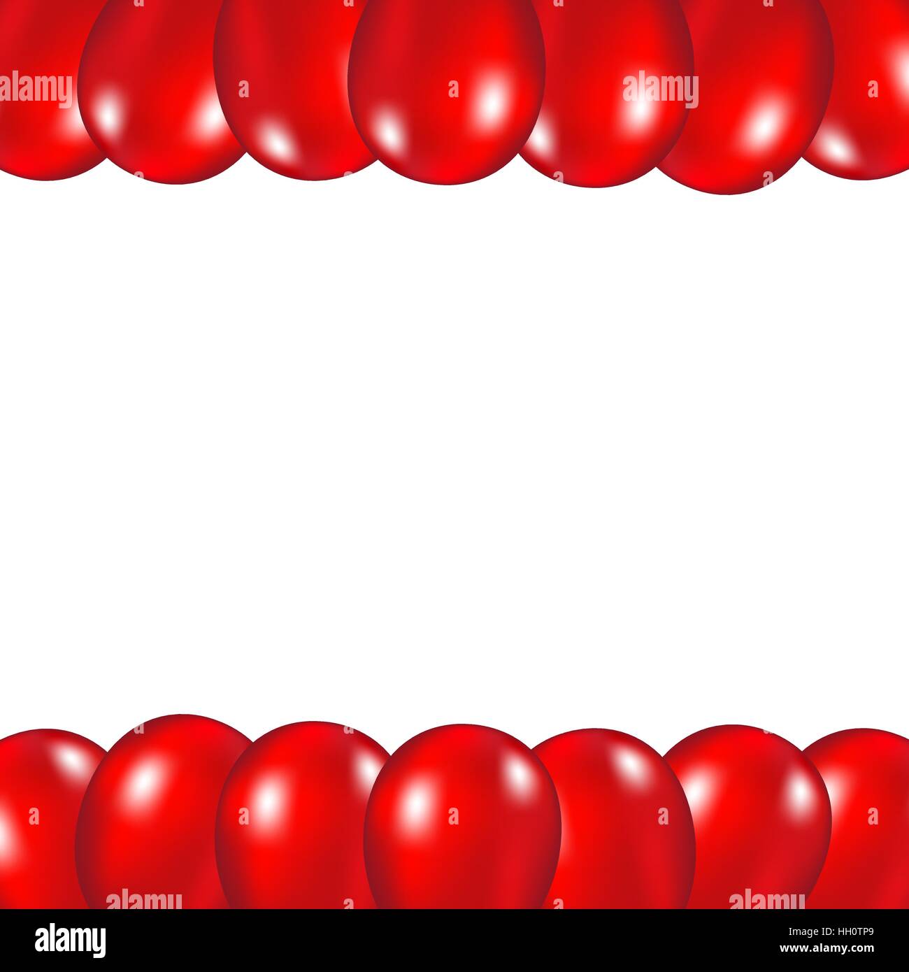Red festive balloons background Stock Vector Image & Art - Alamy