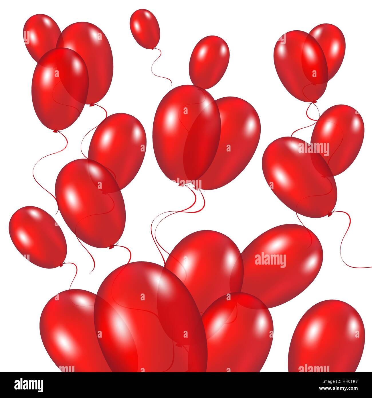 Balloons pattern Stock Vector Images - Alamy