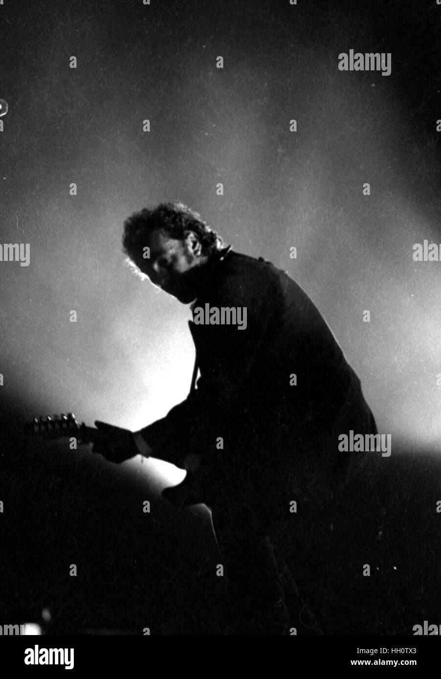 Photo of bruce springsteen performing in concert hi-res stock ...