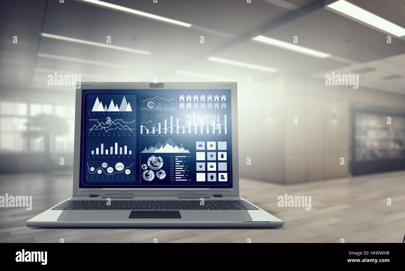 Big laptop hi-res stock photography and images - Alamy